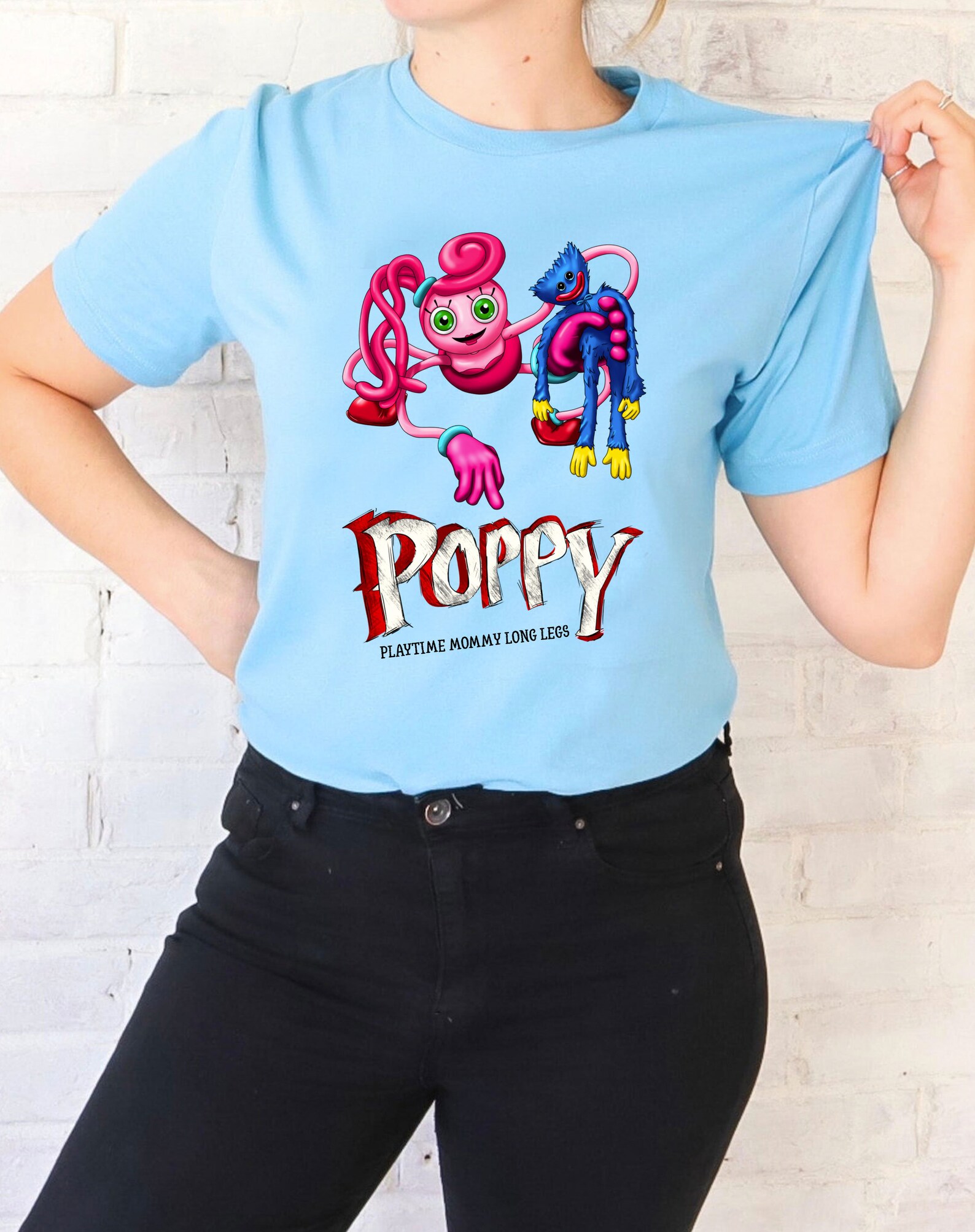 Poppy Playtime Mommy Long Legs Shirt Huggy Wuggy Tshirt | Etsy
