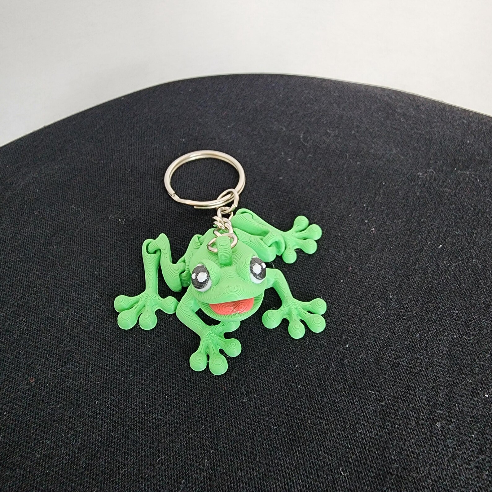 Mini Frog Keychain | 3D Printed Articulated Keychain | Multicolored ...