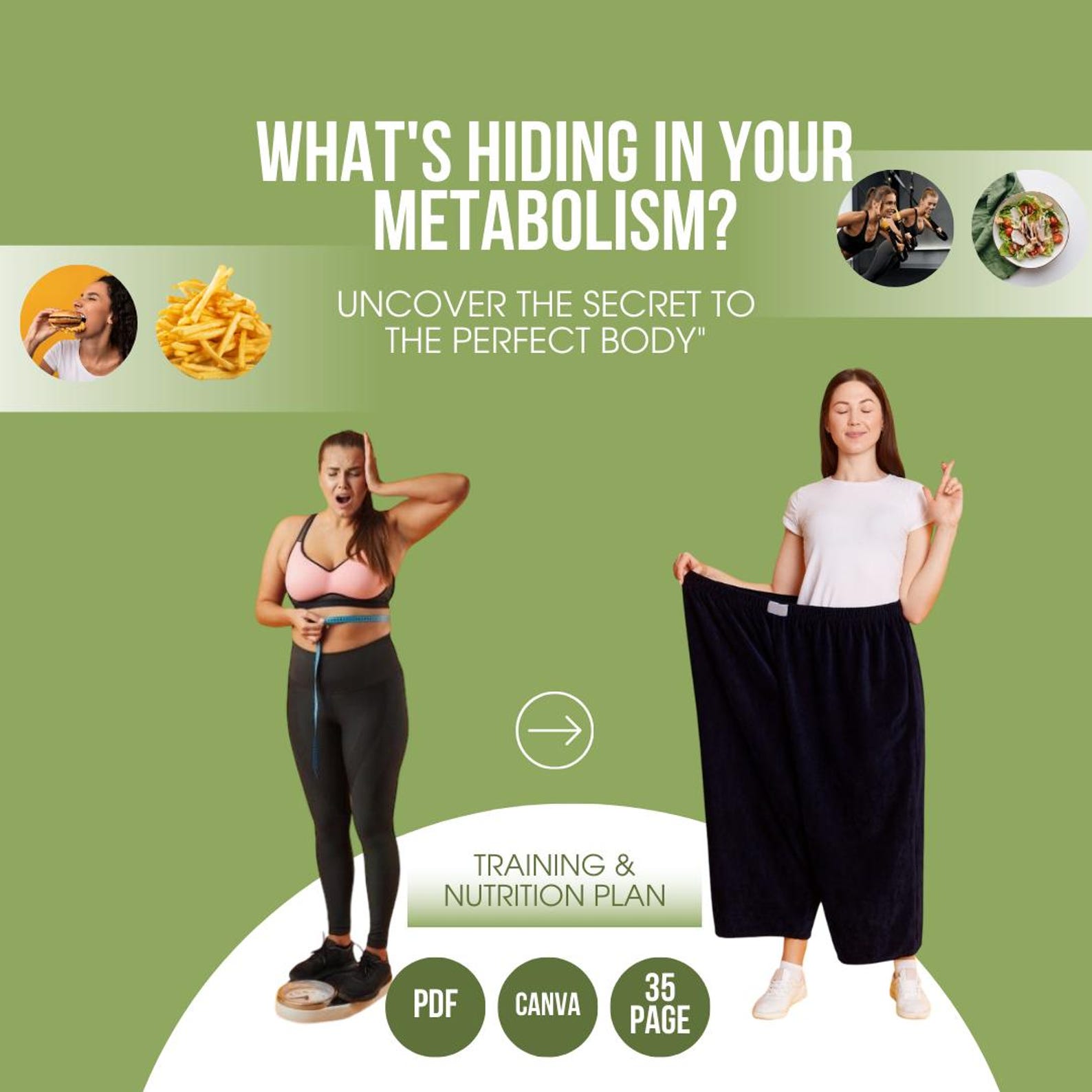 Weight Loss Metabolism Boost Metabolism Training Program Meal Prep ...