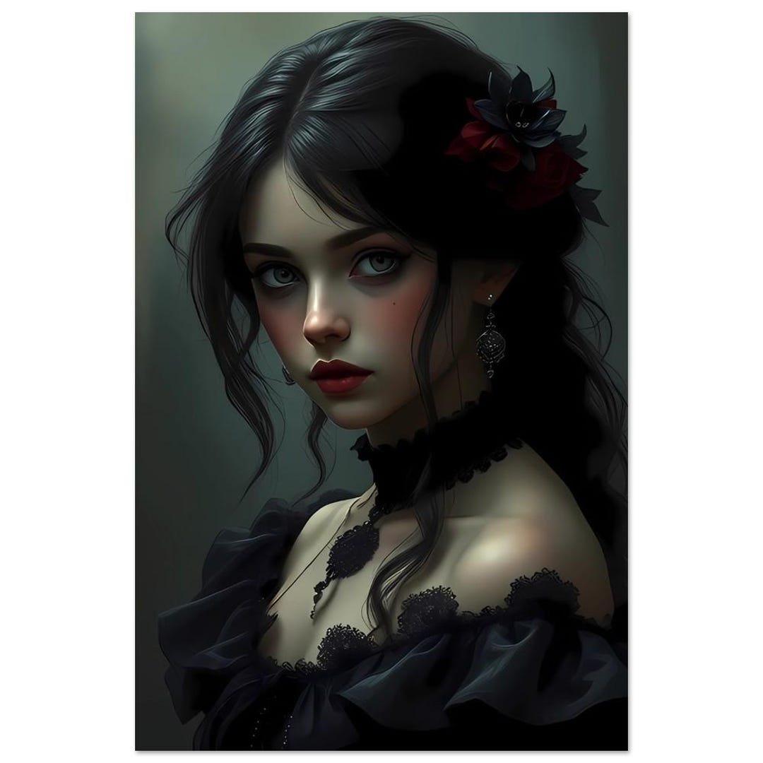 Gothic Posters. 60x80 Mystical Gothic Fashion Poster - Etsy UK