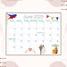 2025 Philippine Calendar Printable, Pinoy Cute Kids Calendar, Wall ...