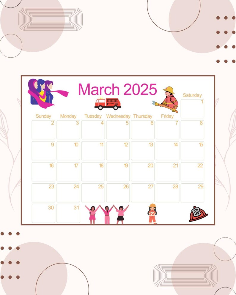 2025 Philippine Calendar Printable, Pinoy Cute Kids Calendar, Wall ...