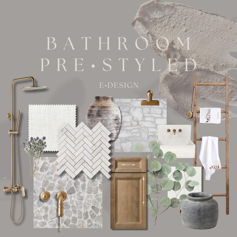 Small bathroom mood board - Etsy.de