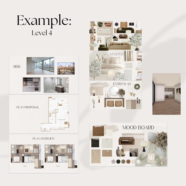 Interior Design Redesign Level 4 Room - Etsy