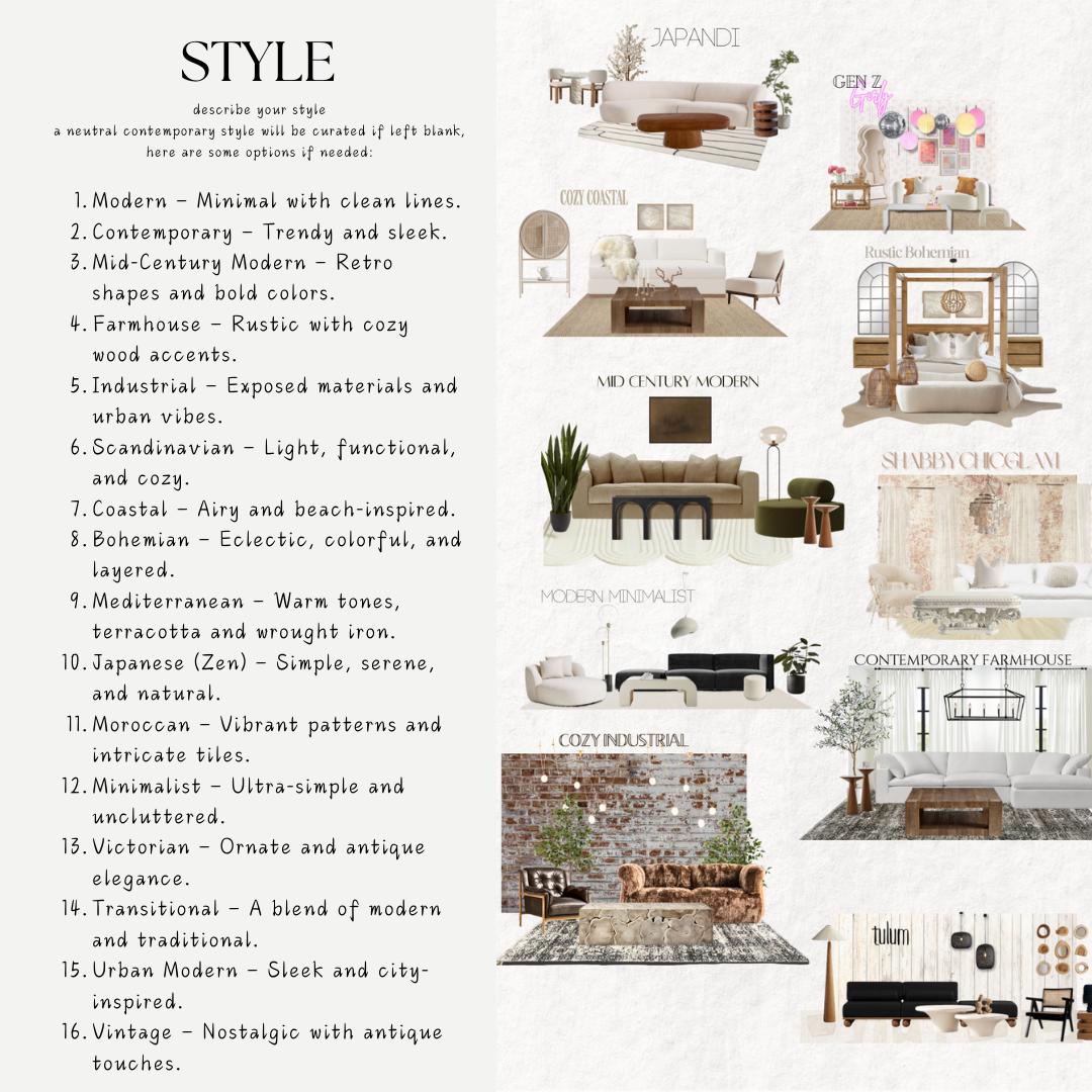 Custom Mood Board Edesign - Etsy