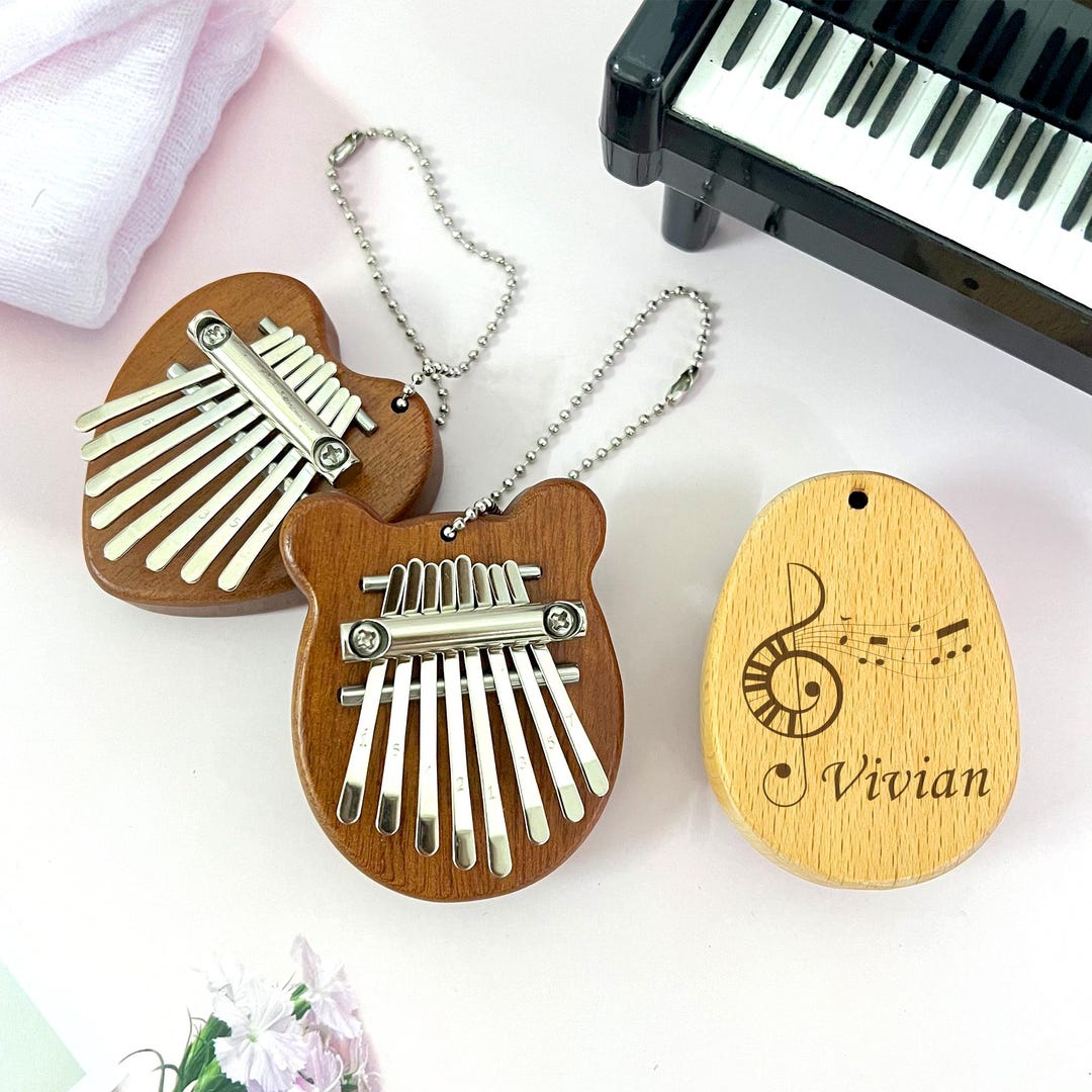 Personalized Wooden Karimba, Acrylic, 8-key Thumb Piano Karimba, Mini ...