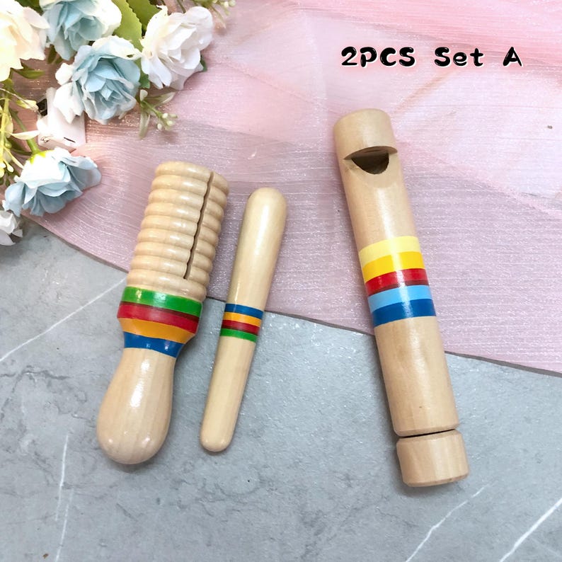 Wooden Musical Instruments Toys,wooden Fish,maraca,melodica,drum-shaped ...