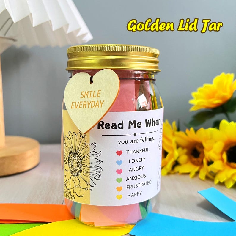 Printable Paper Message Emotional Jar-long-distance Love Gift,printable ...