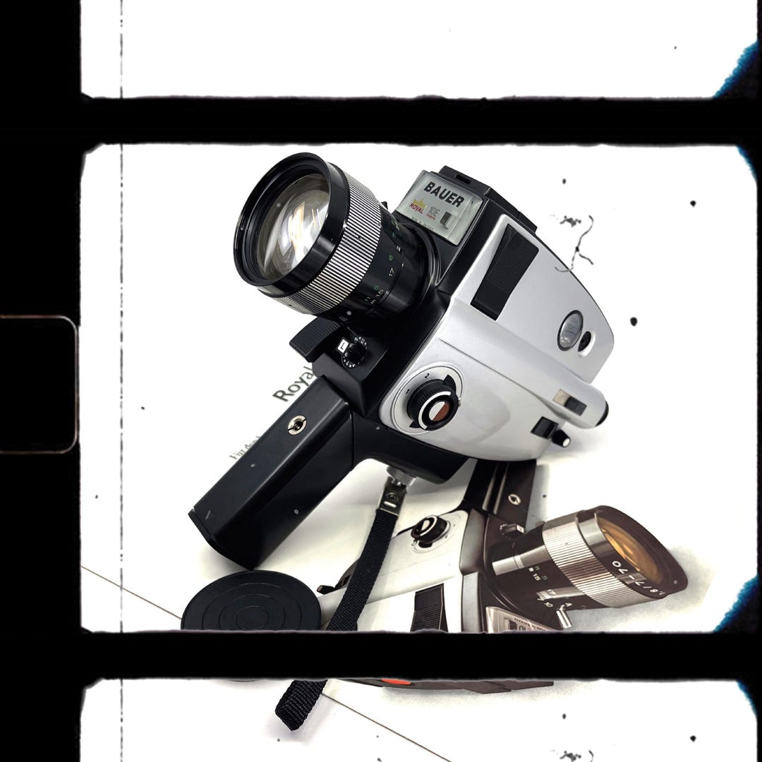 Super 8 Camera FILM TESTED Bauer C Royal 10 E Working Video Camera Test ...