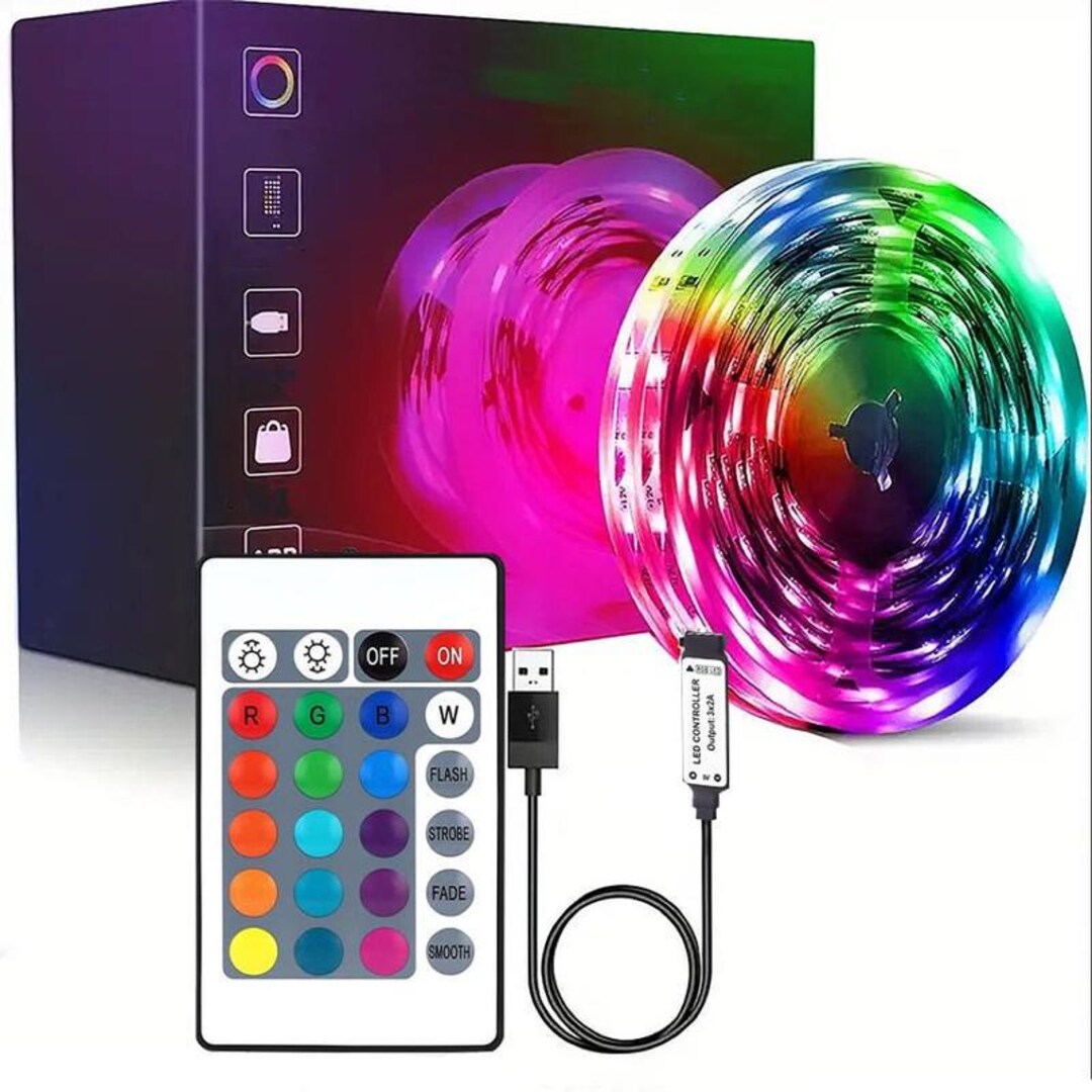 Gaming RGB Light Strips for Rooms, Parties, Kitchens, Holiday ...