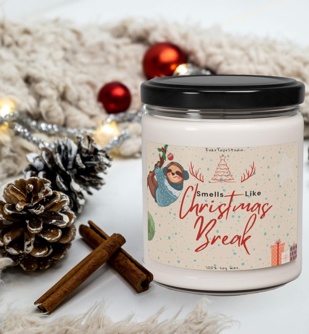 Smells Like Christmas Break Candle, Teacher Gift, Soy Wax - Etsy