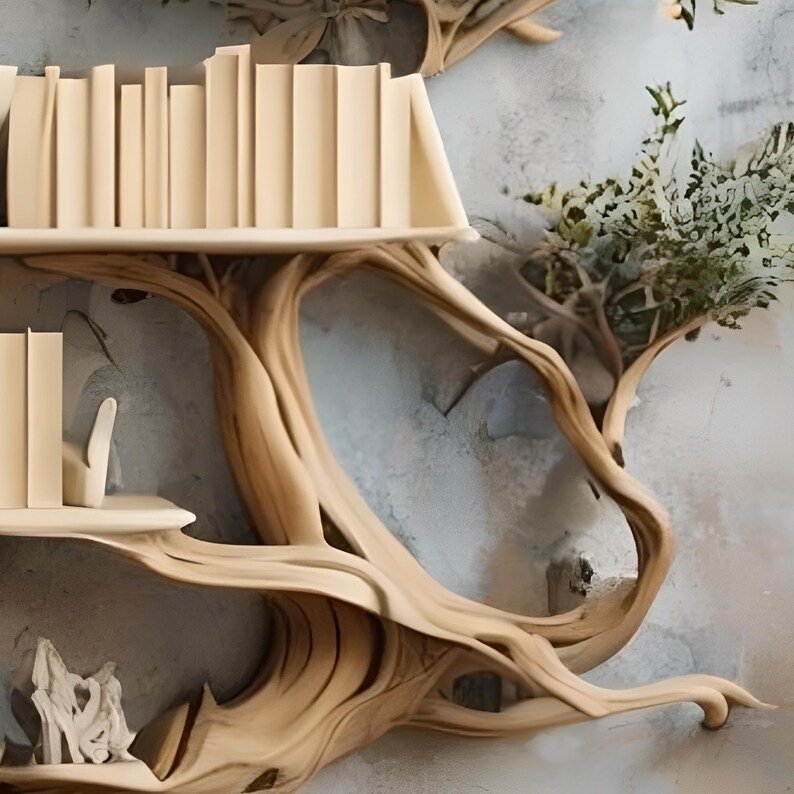 Tree Branch Bookshelf, New Generation Bookshelf, Decorative Shelf - Etsy