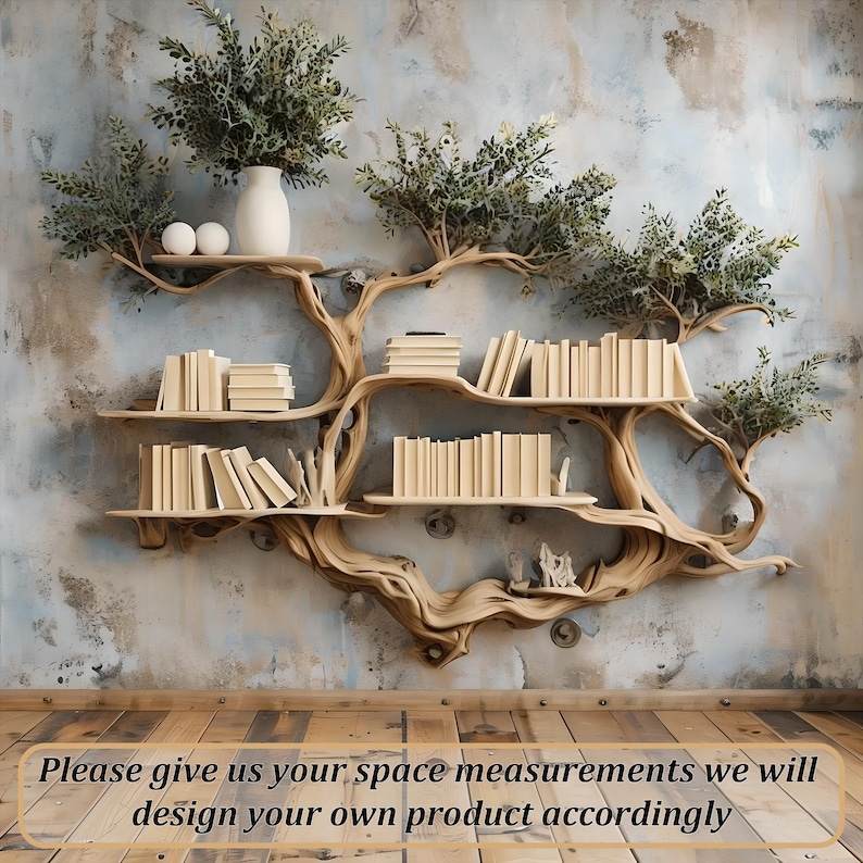 Tree Branch Bookshelf, New Generation Bookshelf, Decorative Shelf - Etsy