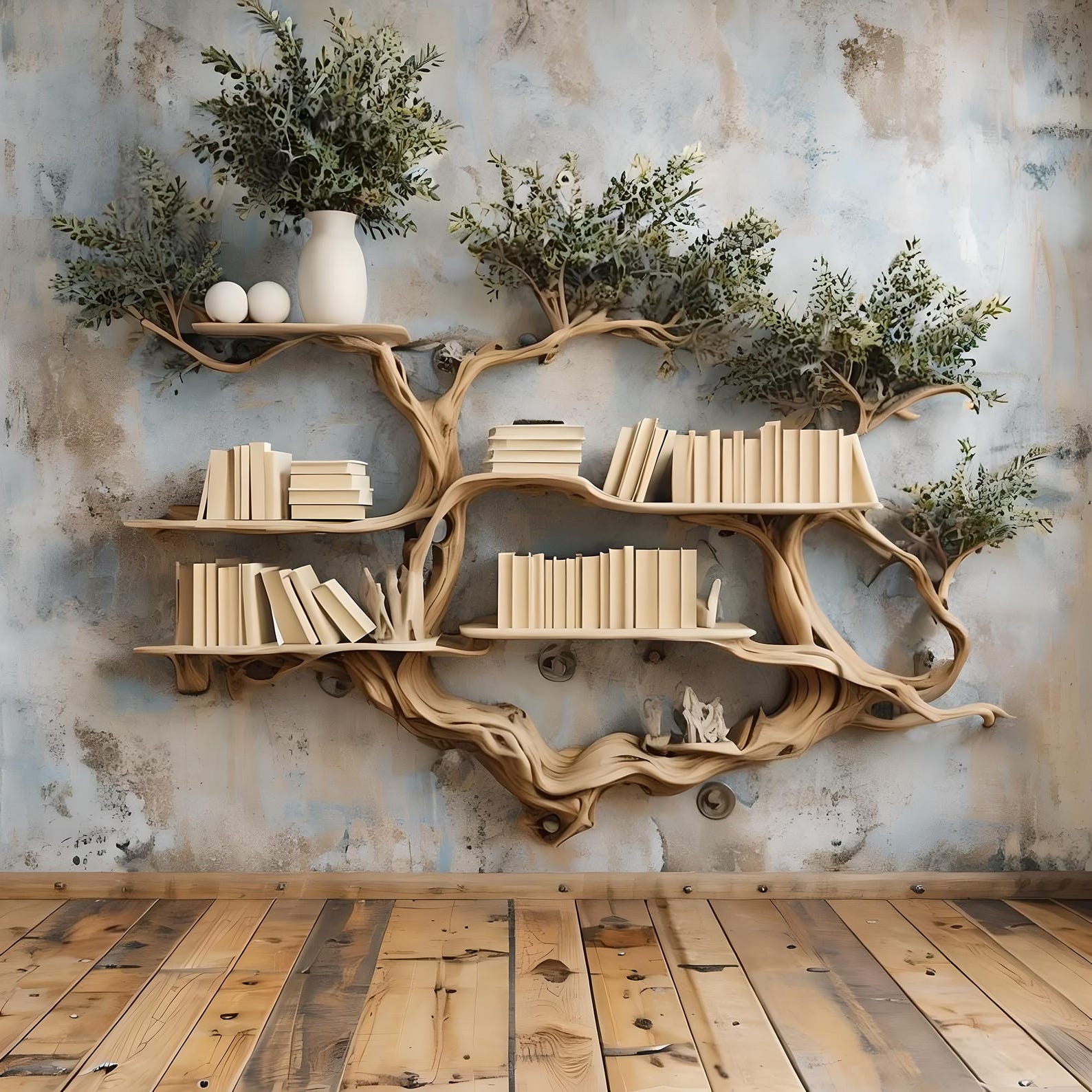 Tree Branch Bookshelf, New Generation Bookshelf, Decorative Shelf - Etsy