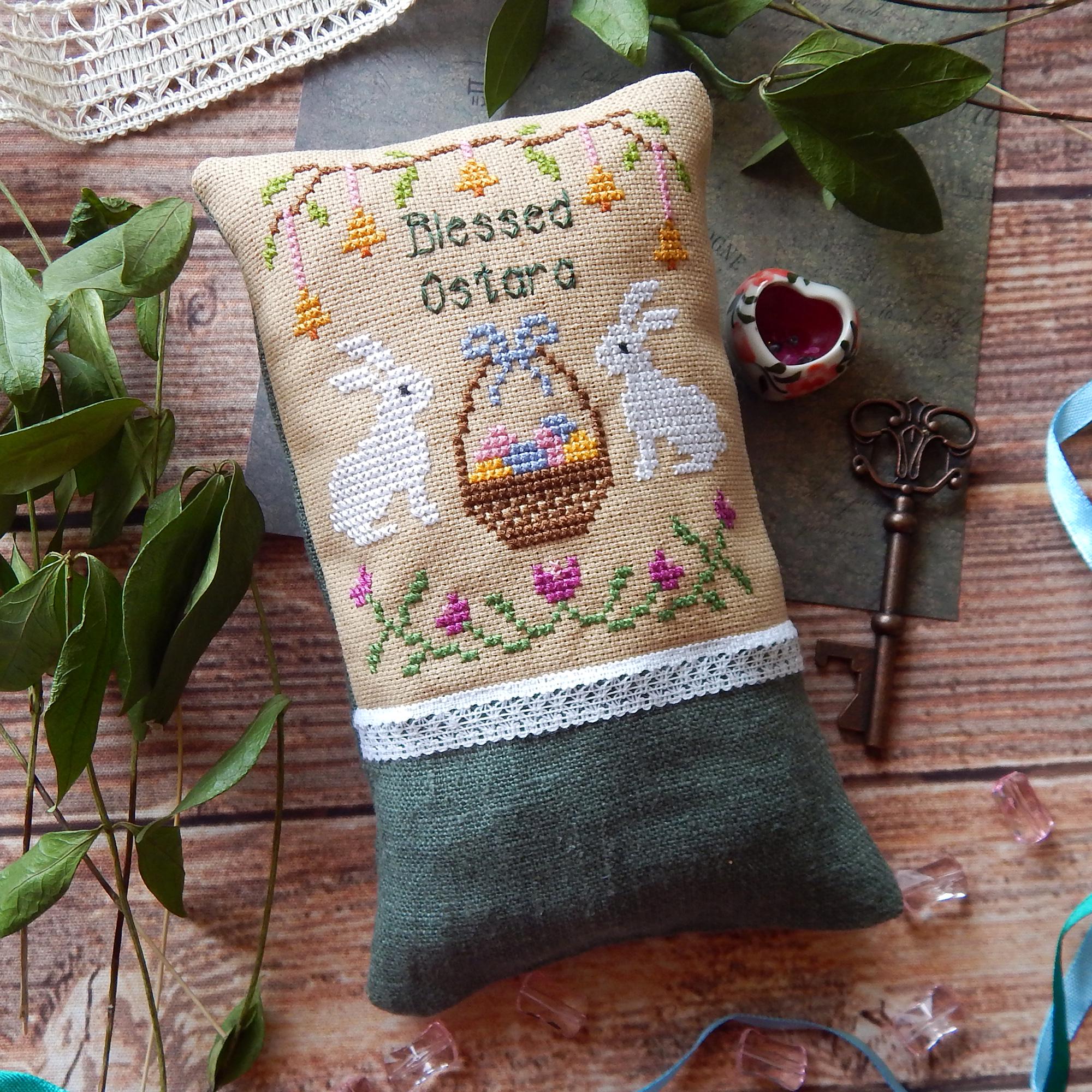 Ostara Cross Stitch Pattern: Wicca Pagan Sabbat Spring Design (PDF Pattern) - Etsy