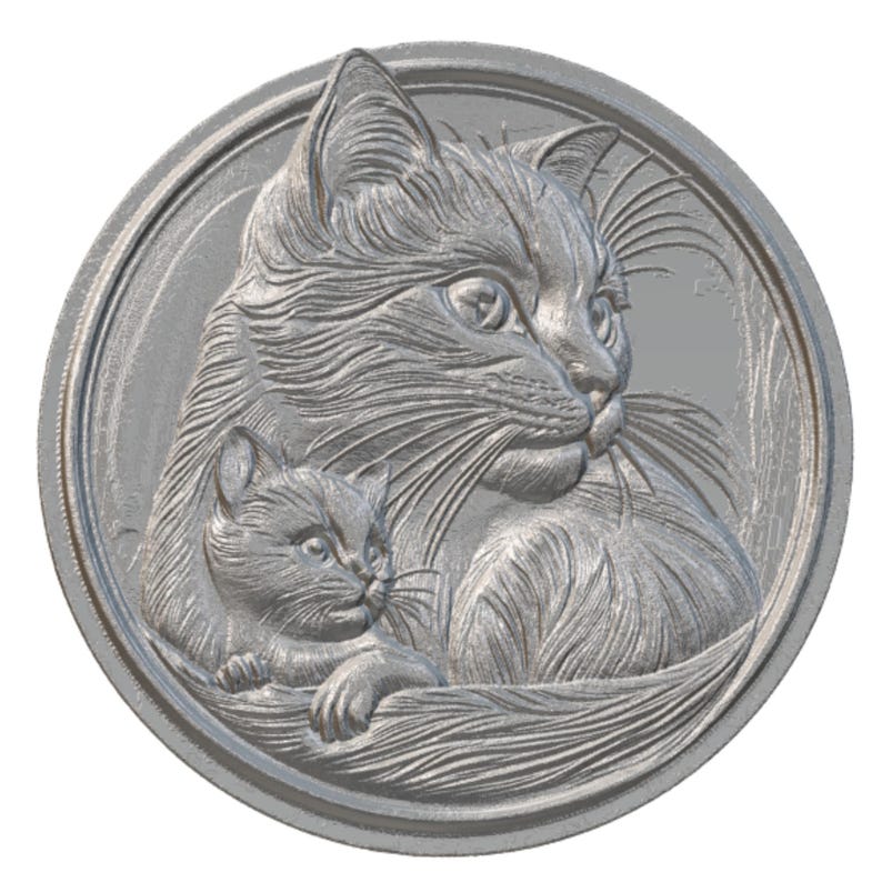 3D Relief STL File | Embossing | Depth, Height Map | CNC | Resin ...