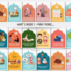 Ramadan Advent Calendar, Printable Ramadan Card, Ramadan Activity ...