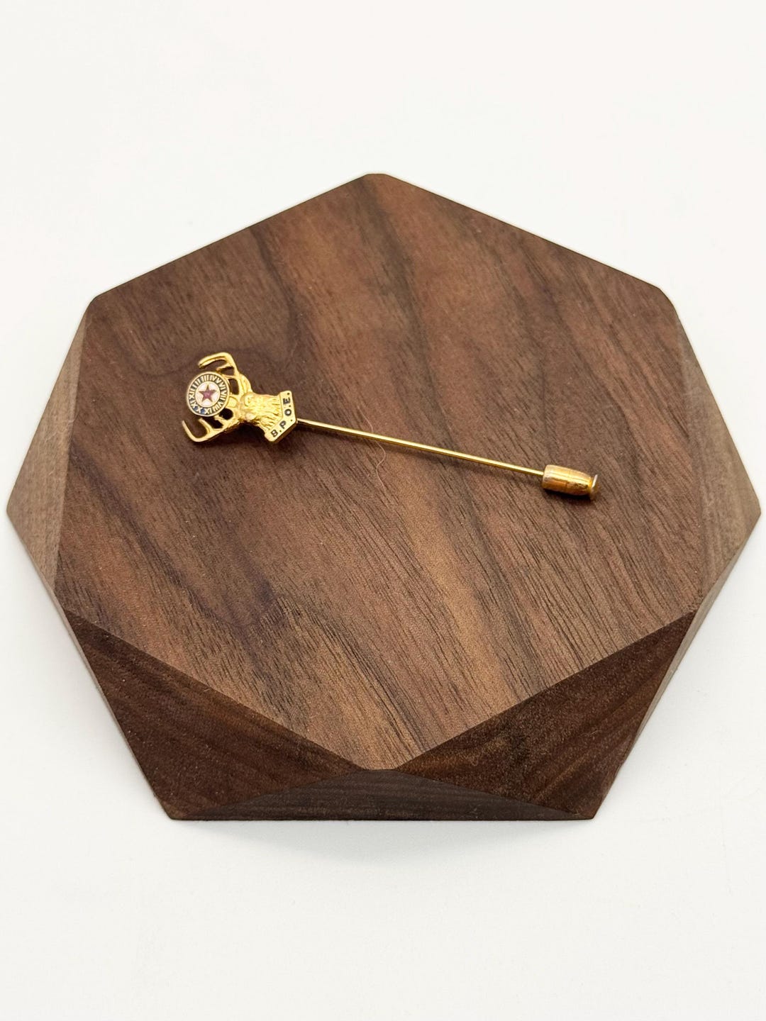 Vintage BPOE Elks Gold Tone Hat Pin Tie Pin - Etsy