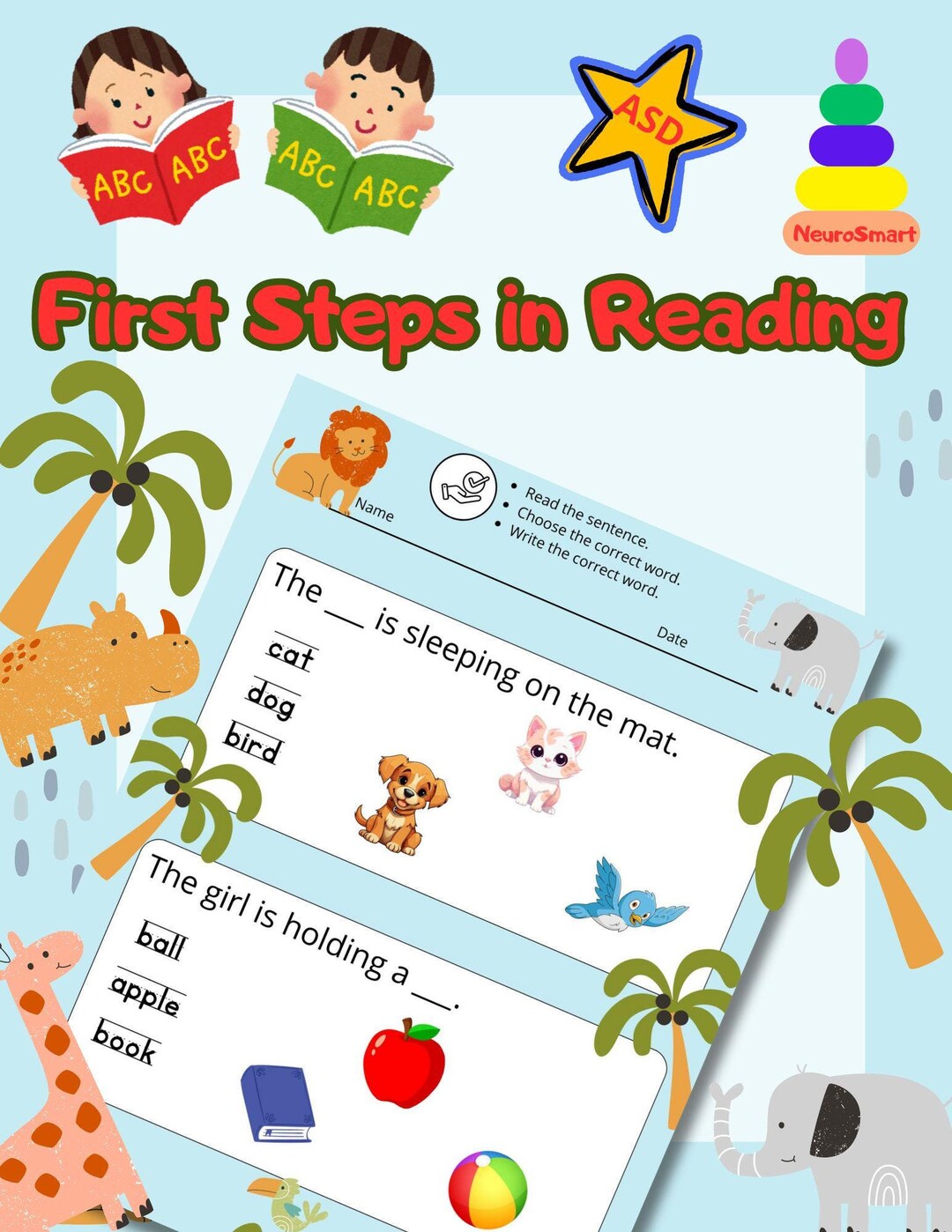 Reading Comprehension and Word Choice Task for Children With Special ...