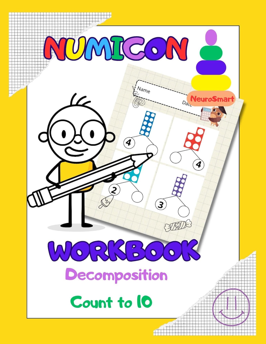 Numicon Number Decomposition Activity for Special Needs Kids | Fill in ...