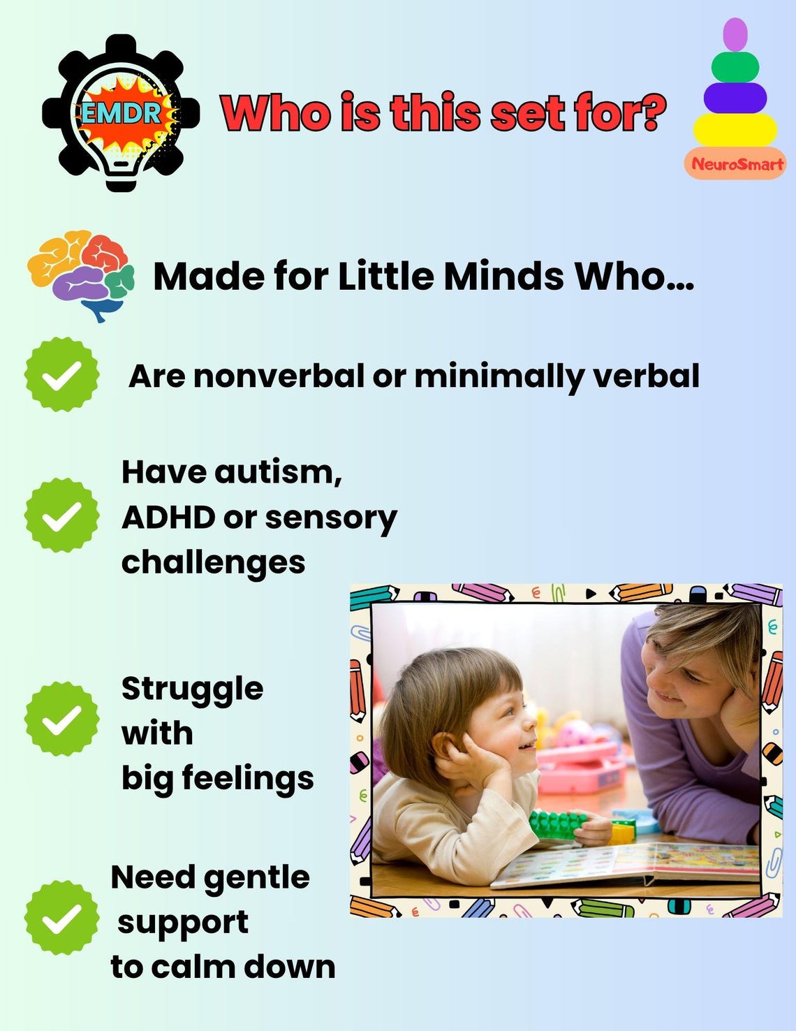Emdr-inspired Emotion Regulation Worksheets for Kids | Autism, ADHD ...