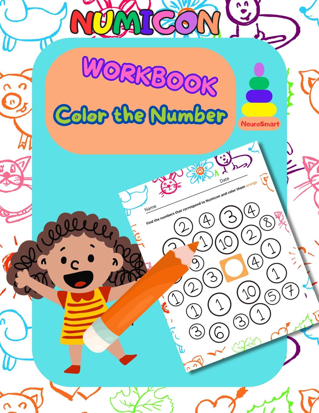 Finding Numicon Numbers - a Printable Attention and Number Recognition ...