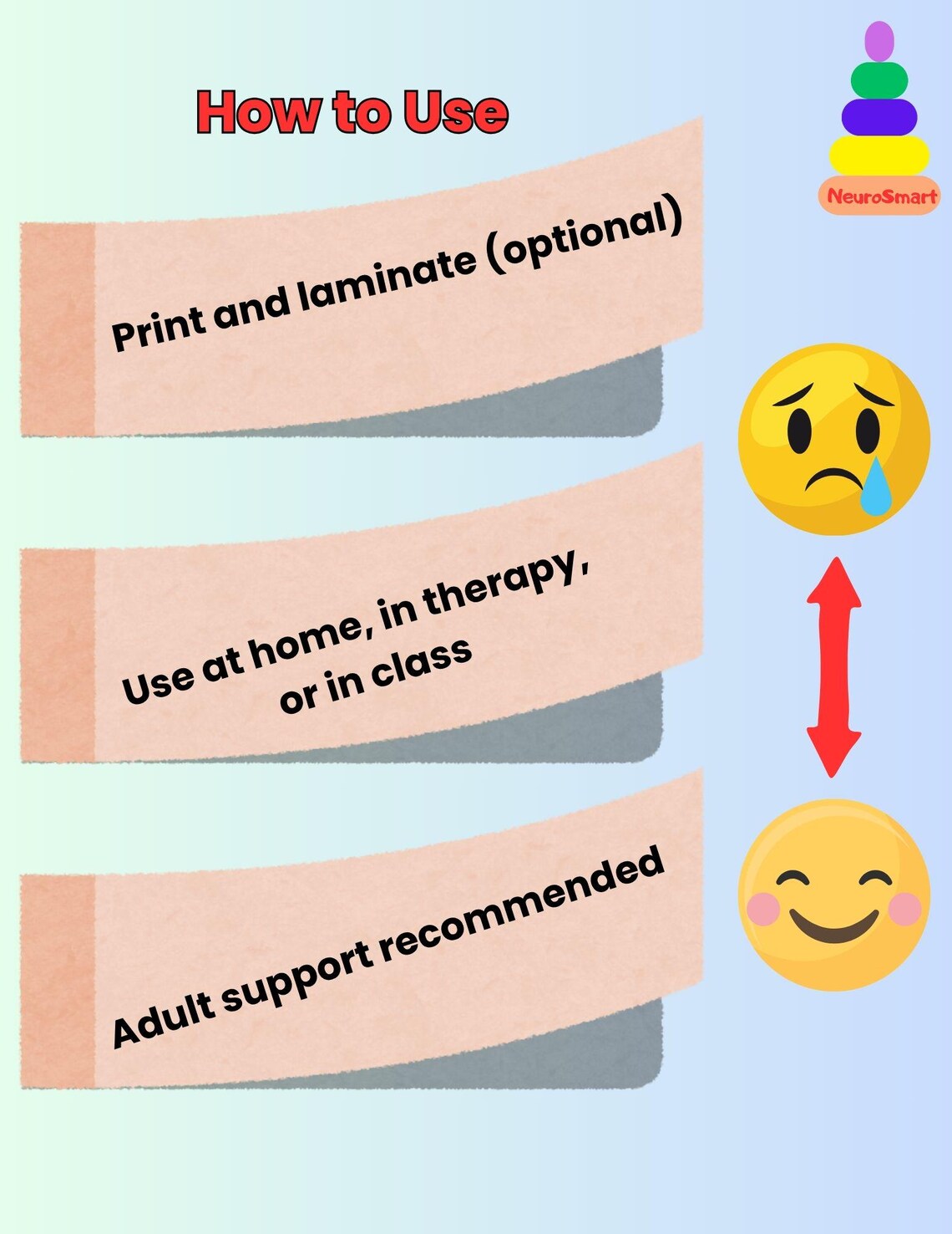 Emdr-inspired Emotion Regulation Worksheets for Kids | Autism, ADHD ...