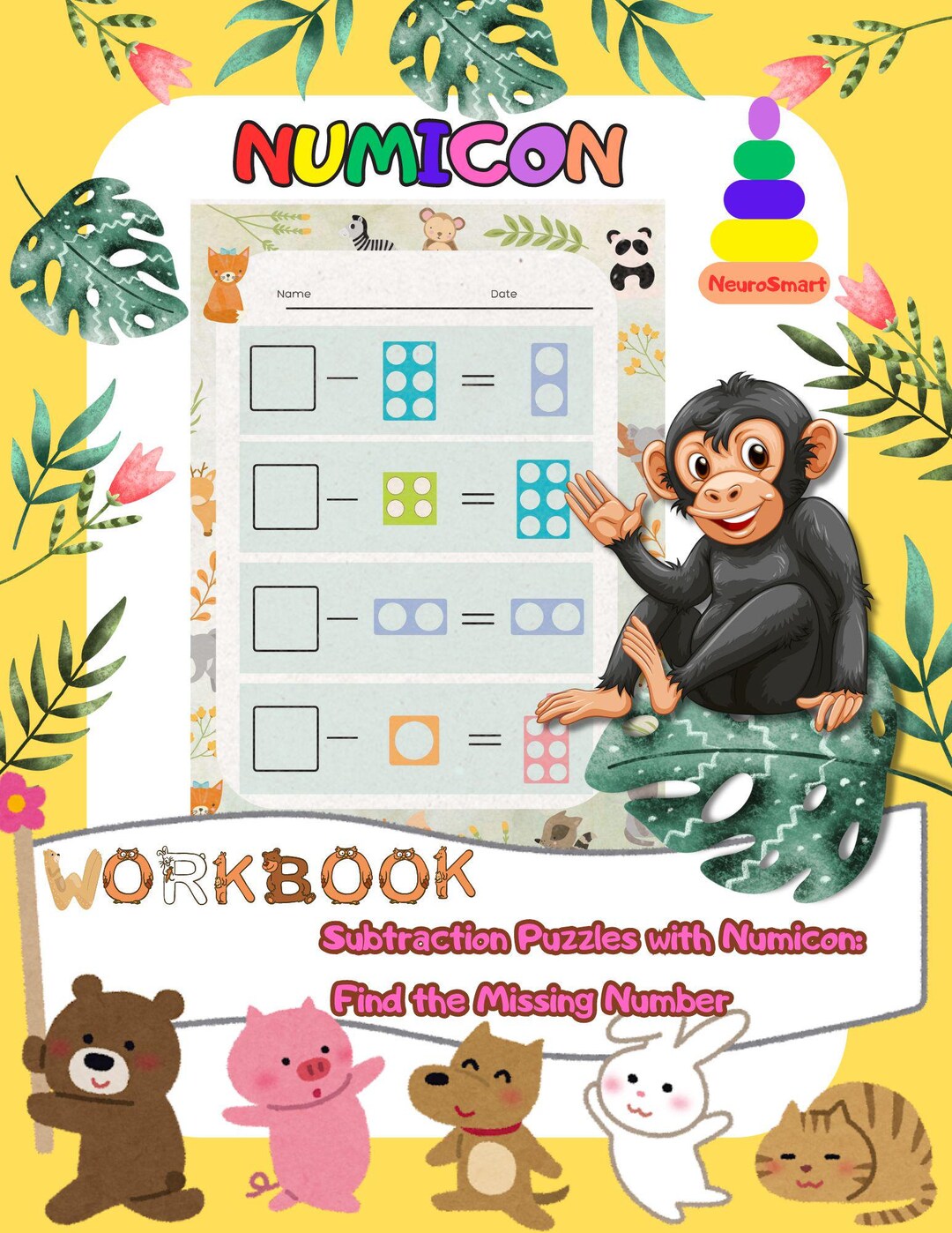 Forest-themed Subtraction Activities for Children With Special Needs ...