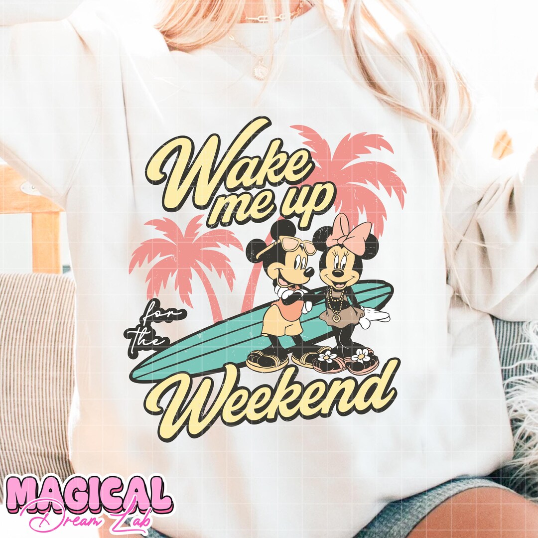 Mickey and Minnie Summer Png, Summer Vibes Png, Summer Shirt Png, Cute ...