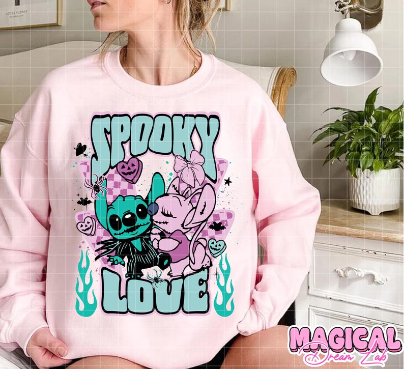 Lilo and Stitch Spooky Png, Stitch Halloween Png Design, Stitch Spooky ...