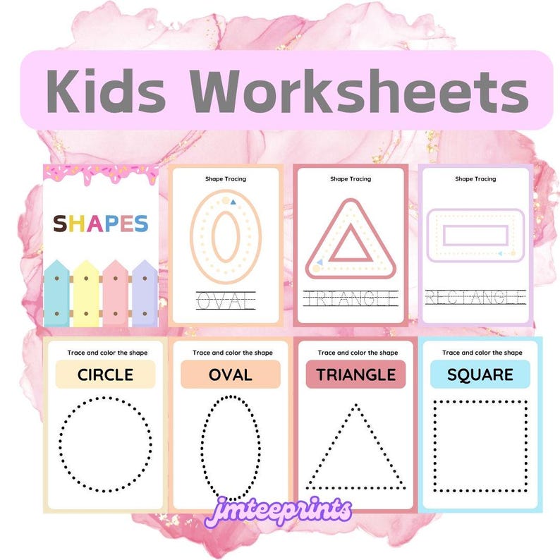 Kids Educational Worksheets Bundle Printable Worksheets for Toddlers 90 ...