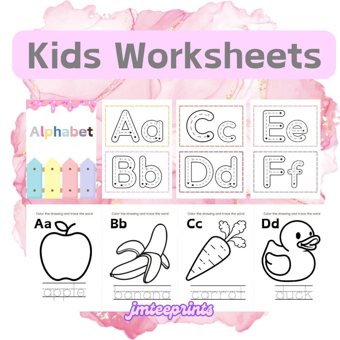 Kids Educational Worksheets Bundle Printable Worksheets for Toddlers 90 ...