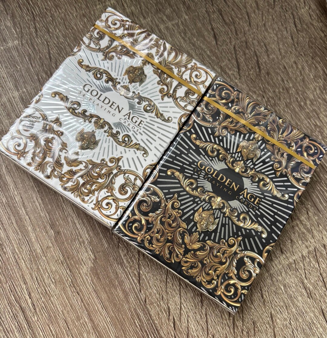 Golden Age Playing Cards Set - Etsy