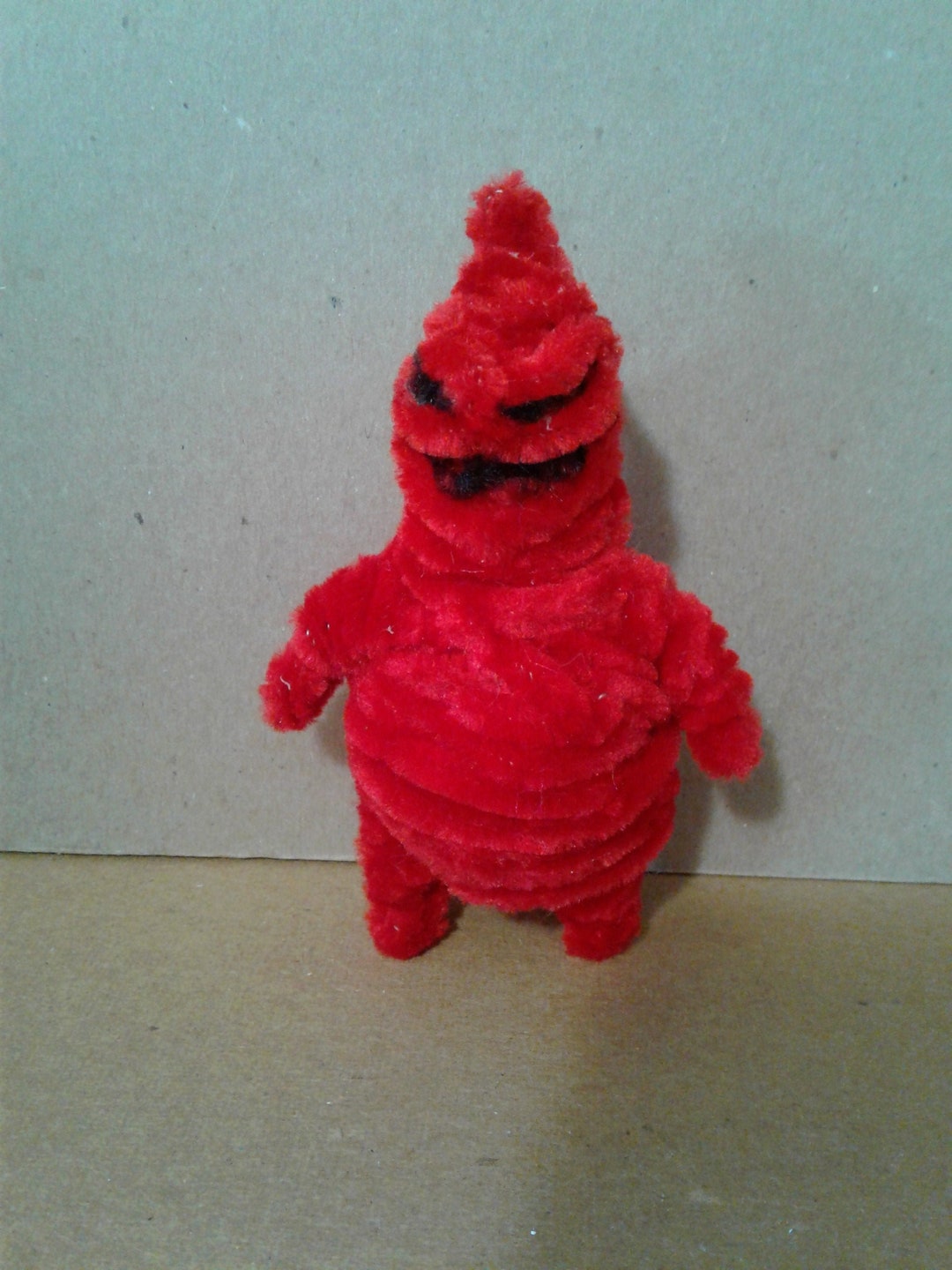 Fuzzy Figures: Red O.B. - Etsy