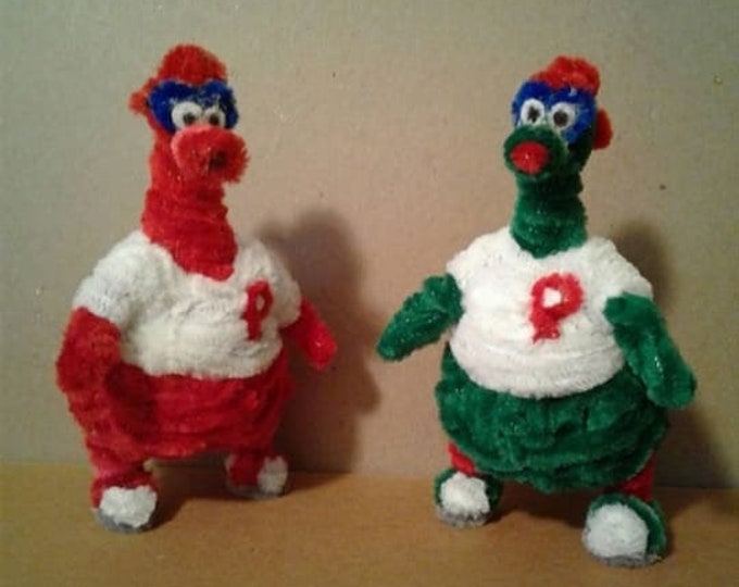 Fuzzy Figures - Philly Phanatic - Etsy