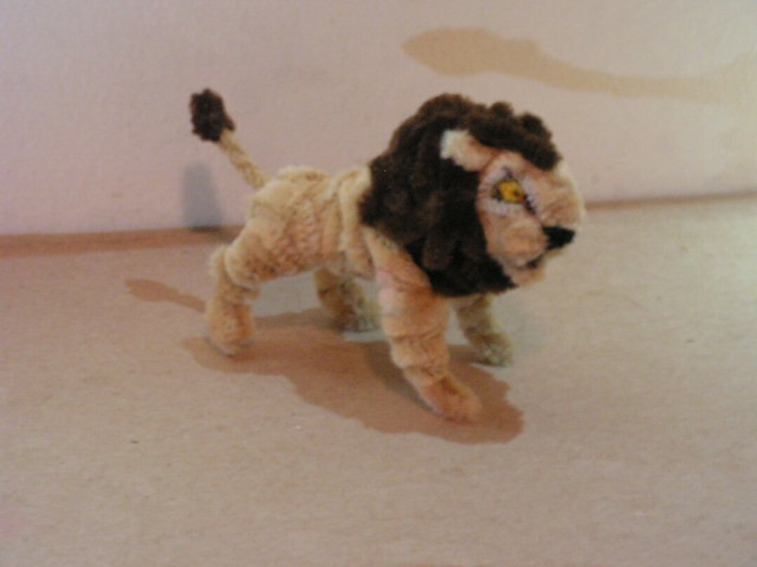 Fuzzy Figures Lion - Etsy