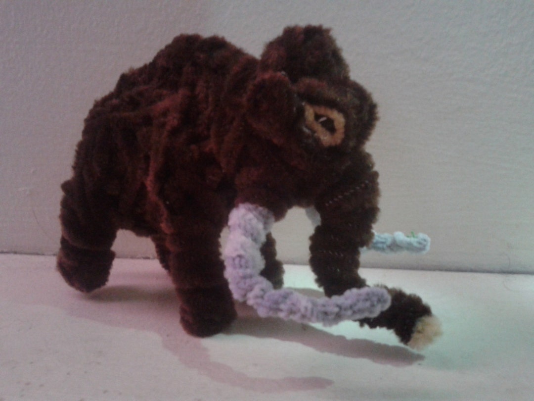 Fuzzy Figures Woolly Mammoth - Etsy