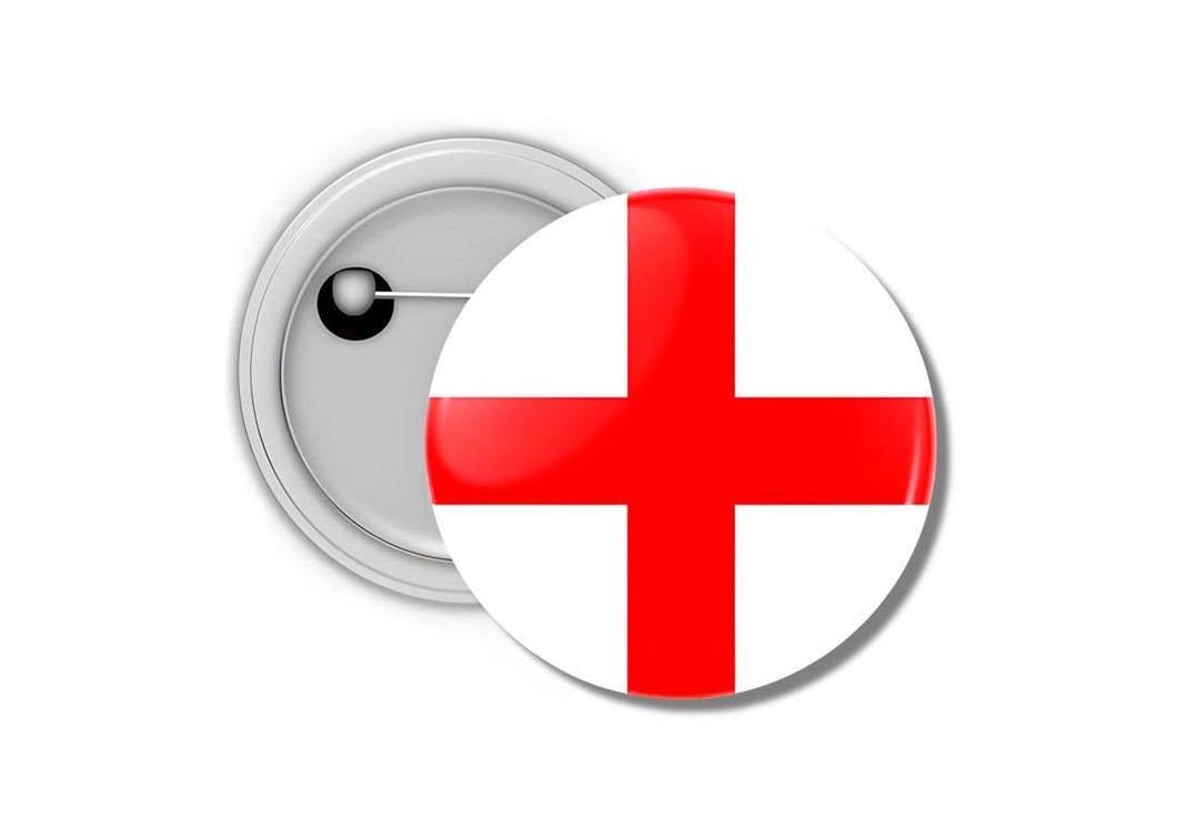 ENGLAND FLAG Button Badge - Etsy