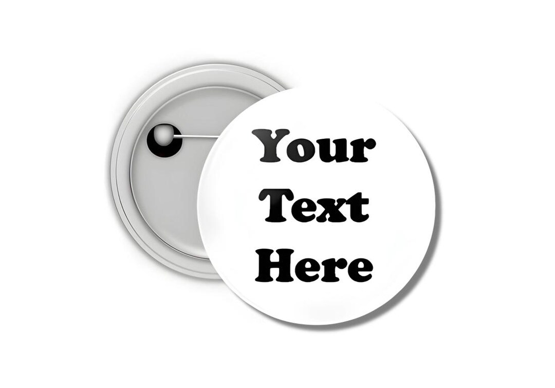 Design Your Button Badge - Etsy