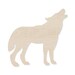 Personalized Wooden Wolf Shape • Custom Cut to Size Baltic Birch ...