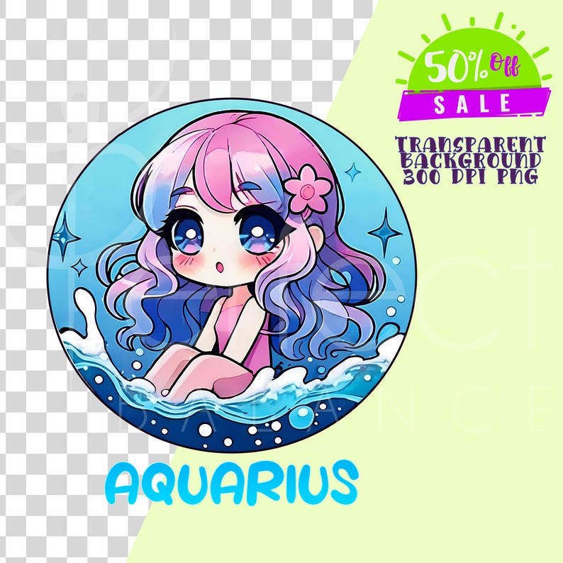 Aquarius Png, Aquarius Zodiac Png, Aquarius Clipart, Aquarius Stickers ...