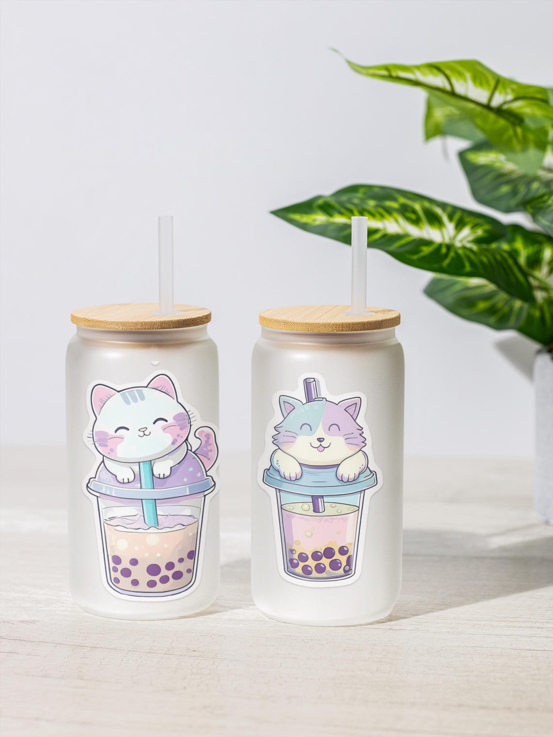 Bubble Tea Kawaii Clipart Set, Cute Bubble Tea Clip Art ,boba Tea ...