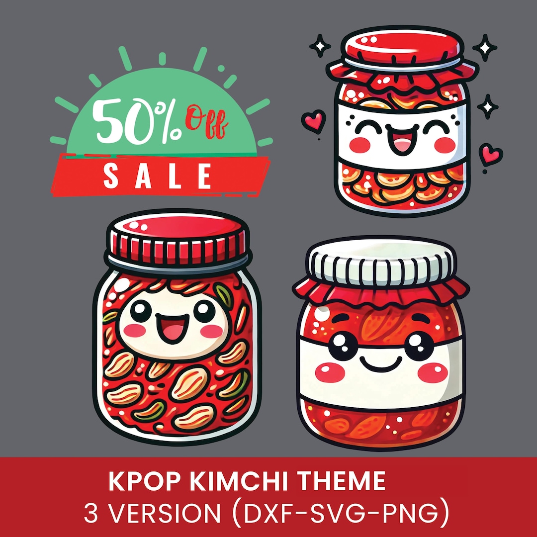 Kpop Png, Kimchi Stickers, Kimchi Clipart, Korean Cuisine, Korean ...