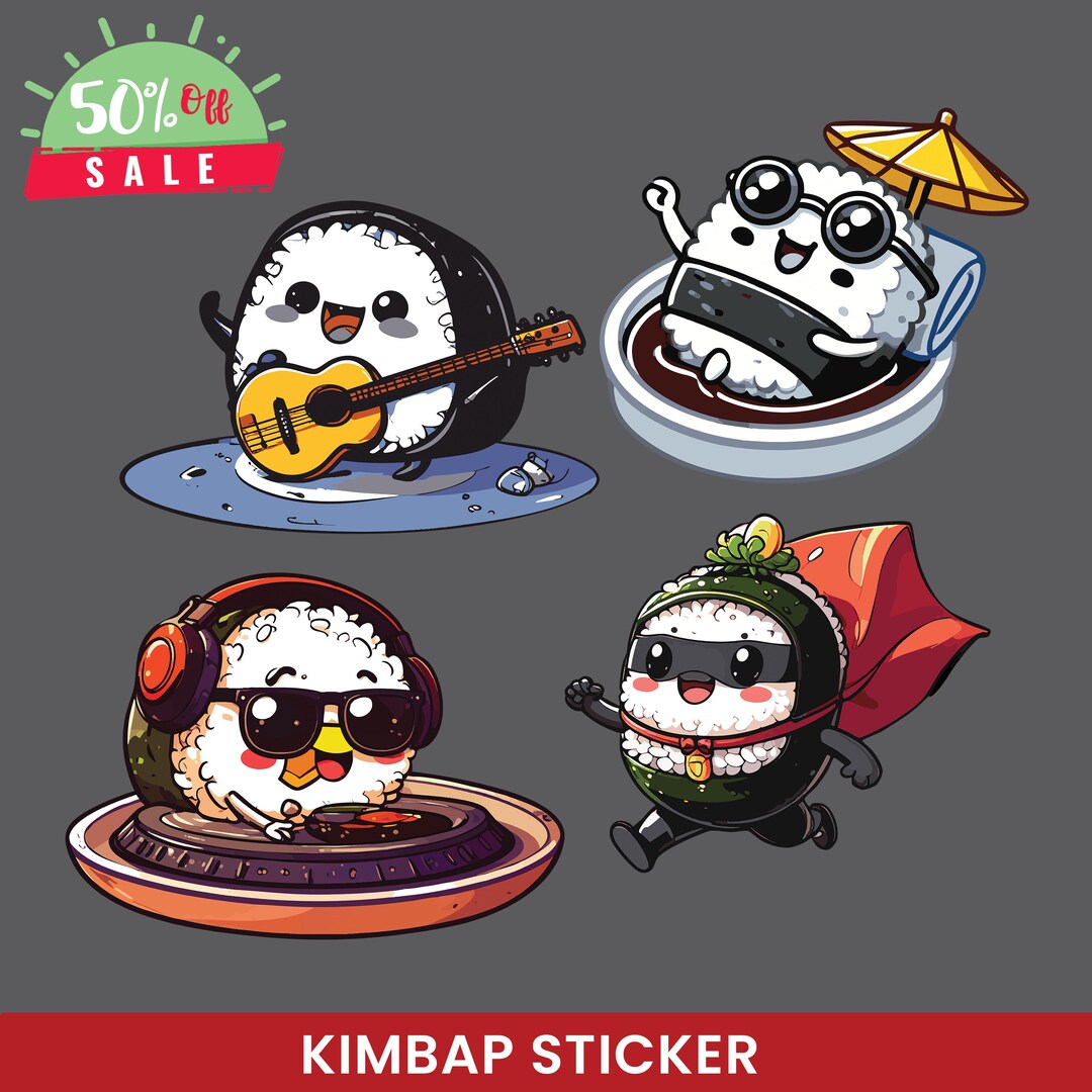 Kpop Stickers, Kimbap Stickers, Kimbap Png, Kpop Clipart, Kimpab ...