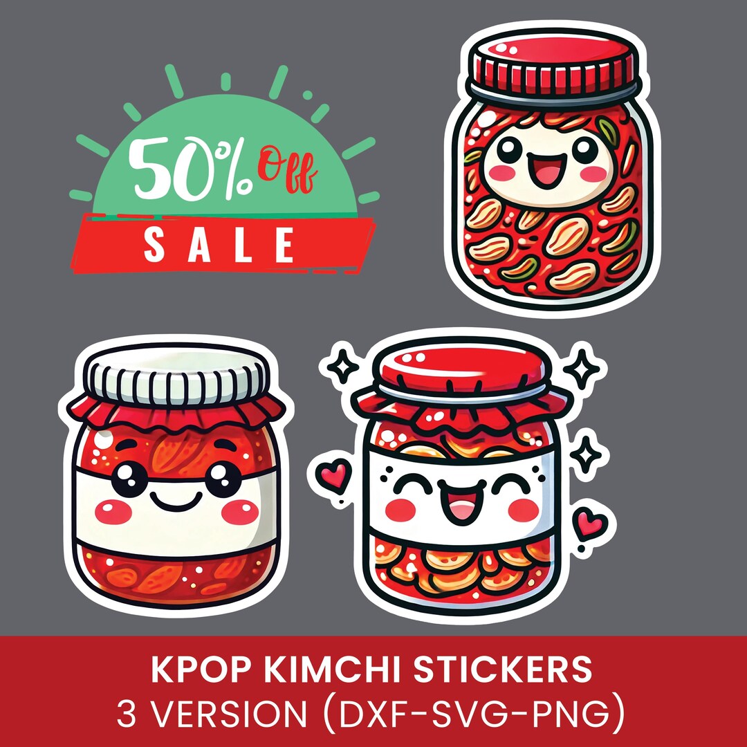 Kpop Stickers, Kimchi Png, Kpop Png, Kimchi Stickers, Korean Food, K ...