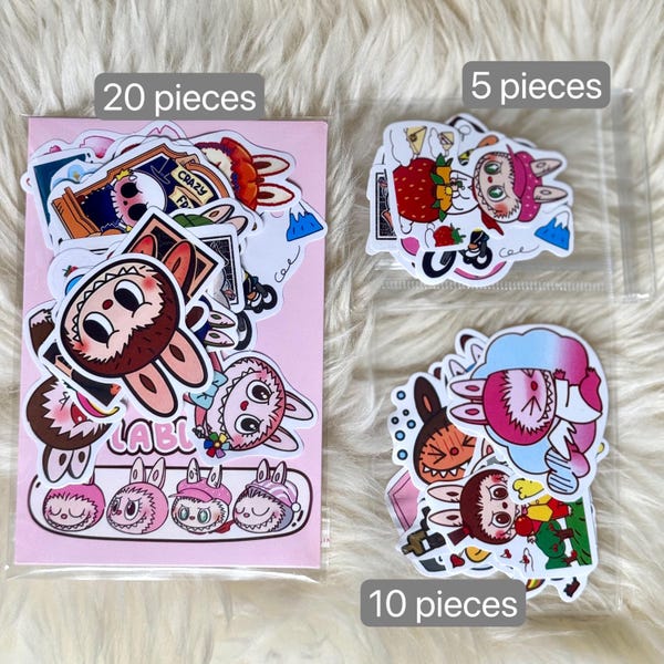 Labubu stickers - Etsy México