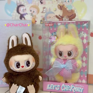 Popmart Blonde Queen Labubu the Monsters Let's Checkmate Series-vinyl ...