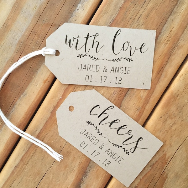 Rustic Favor Tags - Etsy