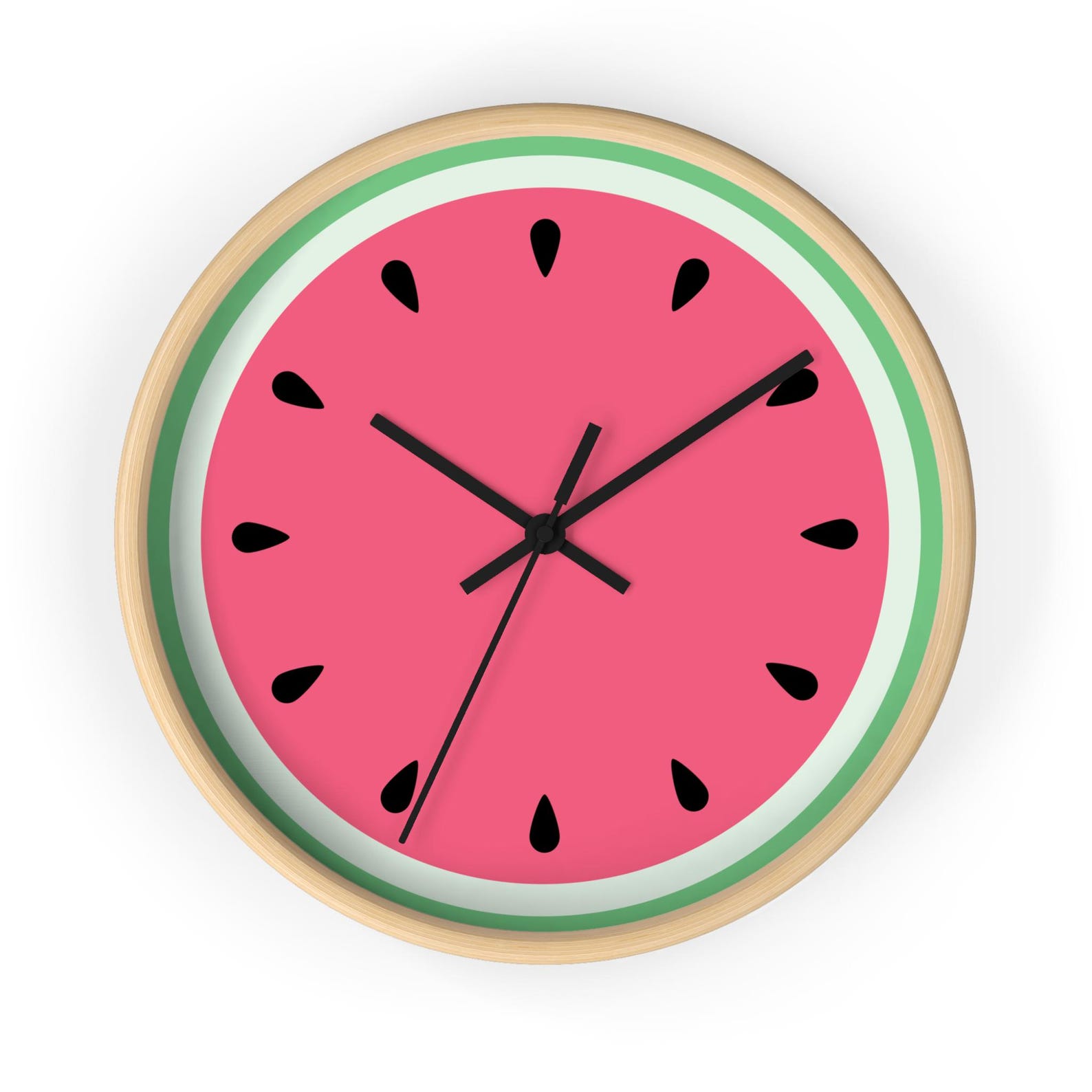 Watermelon Fruit Wall Clock / Minimalist Food Inspired Designs ...