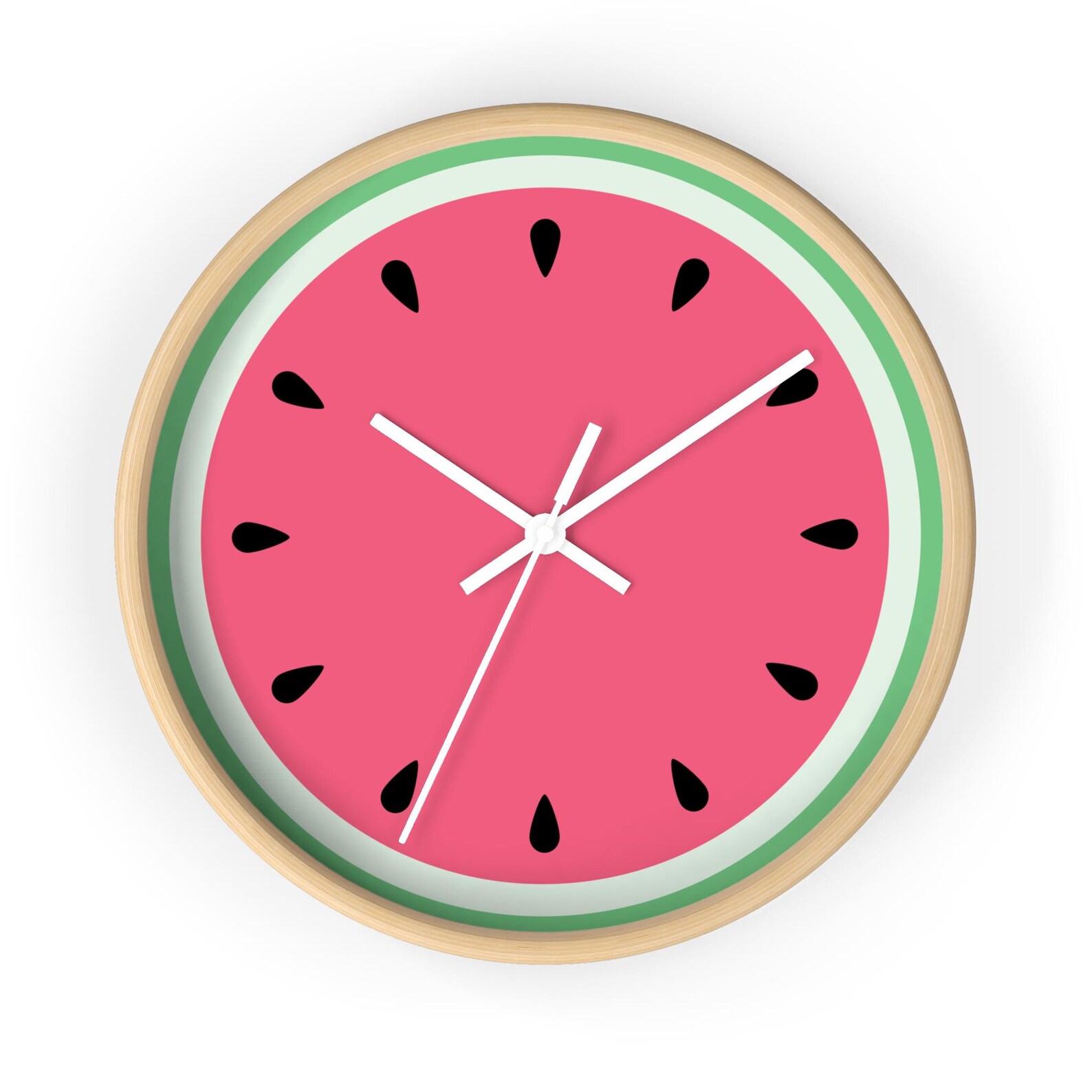 Watermelon Fruit Wall Clock / Minimalist Food Inspired Designs ...